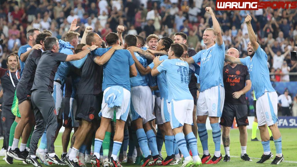Manchester City Juara Super Cup Usai Kalahkan Sevilla - Warung Sports